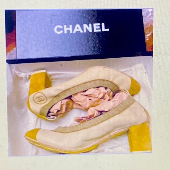 CHANEL | Shoes | Chanel Vintagerare Spirit Stretch Cap Toe Patent Block ...